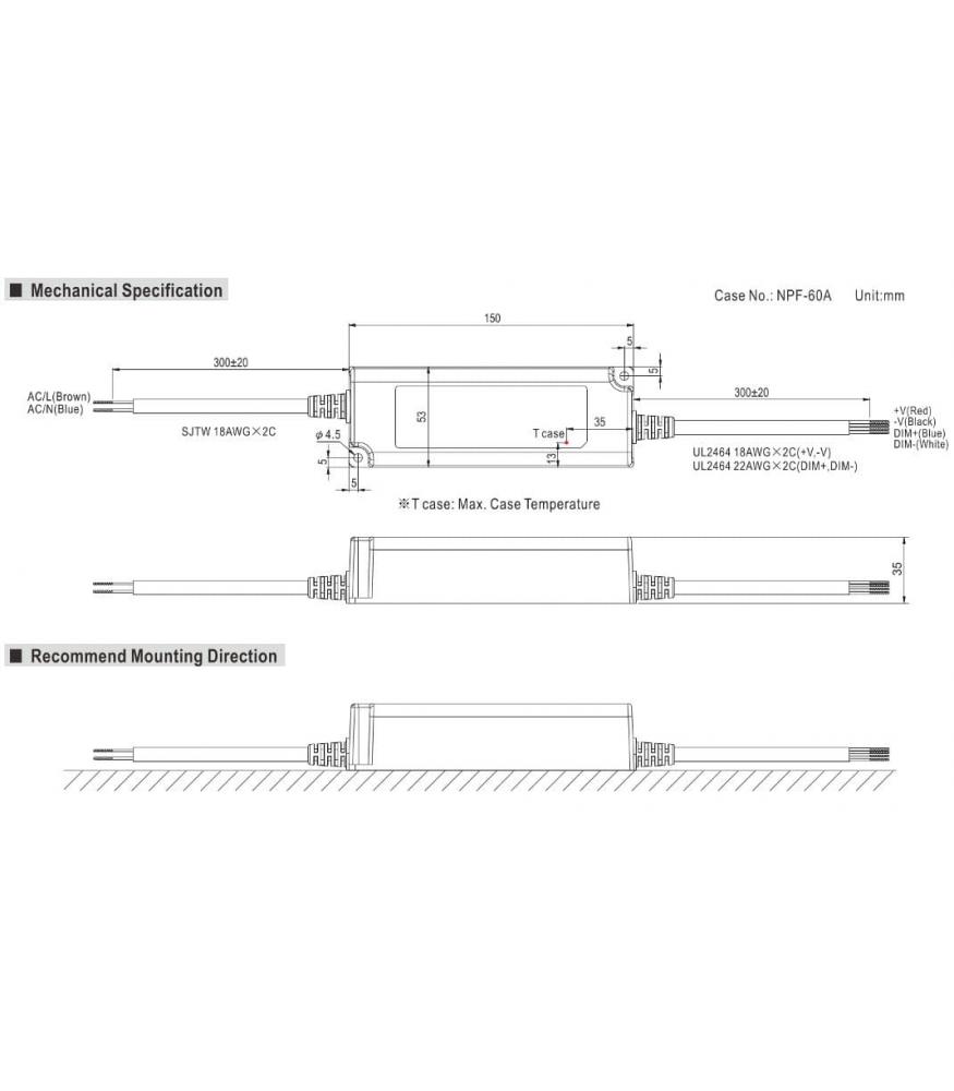 Dimmable led driver pwm 60 24 24v 60w ip67, brighten your home with ...