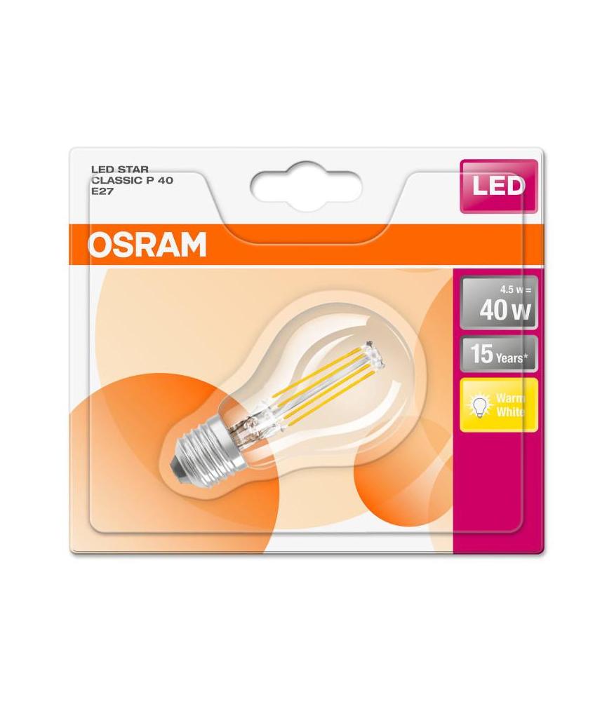 Classic Mini LED Lamp P40 4.5W 827 220V CL E27 mini lamp P 40, Osram