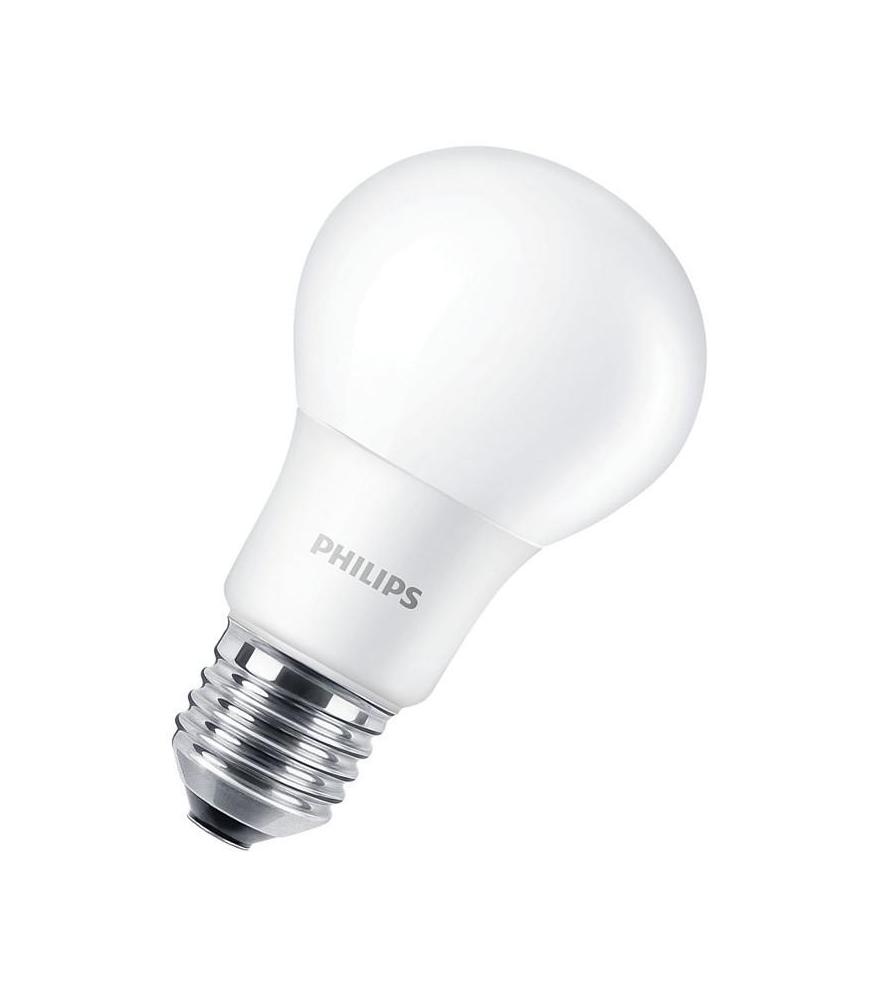 Bombilla LED CorePro 8W 220V Blanco Cálido E27 Lámpara LEDBulb ND 8 60W 827 A60 FR, Philips