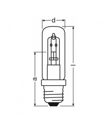 Halolux Ceram ECO 70W 64400 E27 Halogen Light Bulb